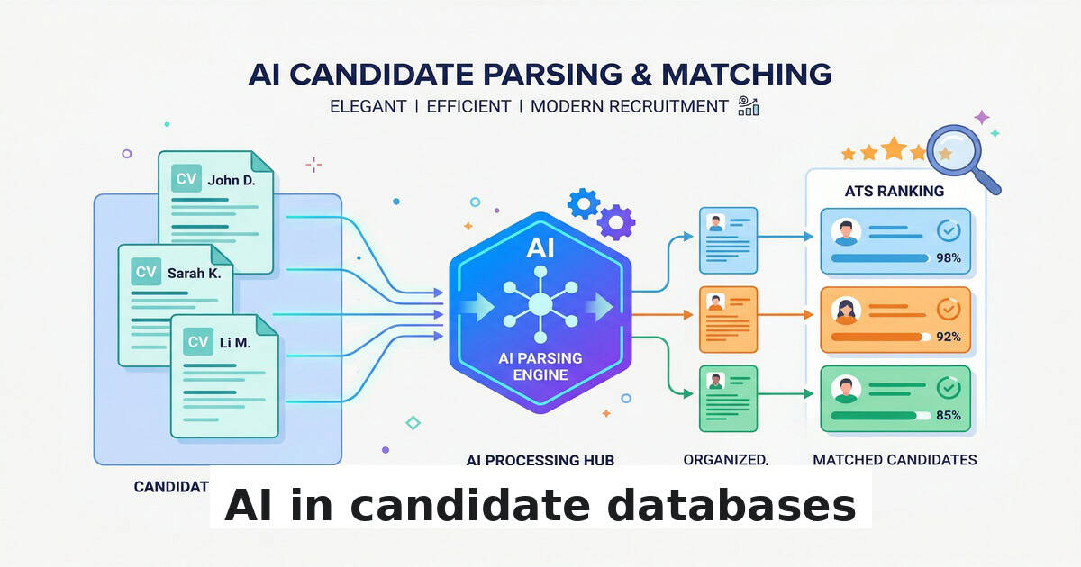 AI in candidate databases: how ATS systems understand CVs