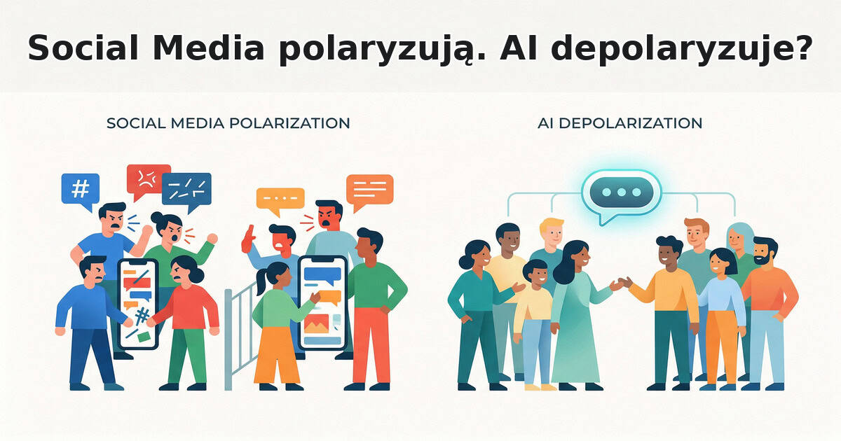Social Media polaryzują, a AI depolaryzuje? Analiza FT